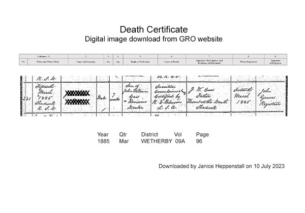 Instant-access Birth and Death certificate images | English Ancestors